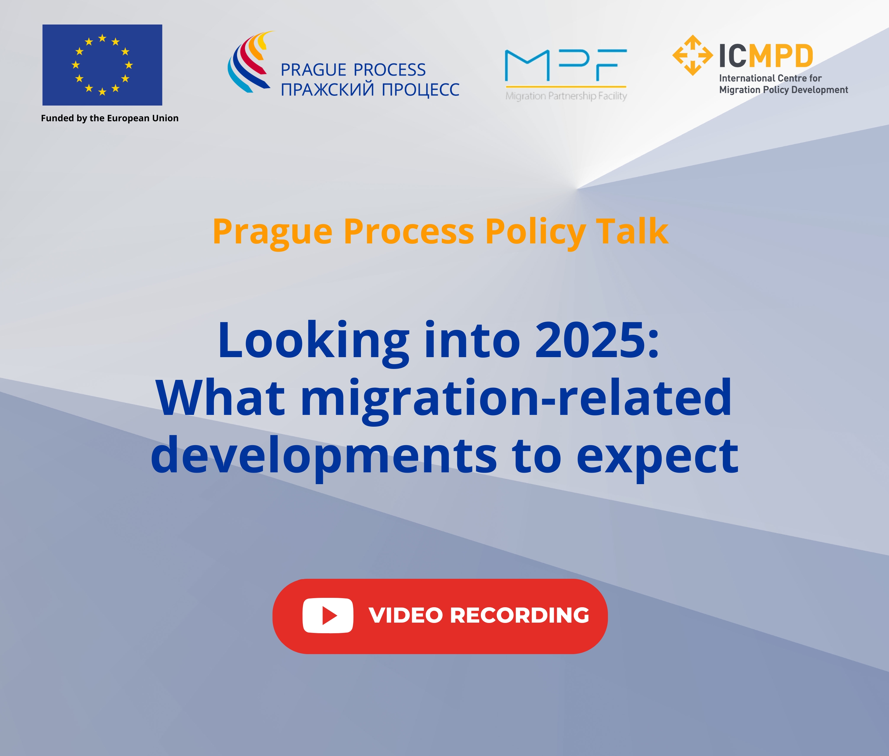 Recording of the Policy Talk 'Looking into 2025: What migration-related developments to expect ...